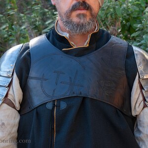 Shoulders Protection Pair of Pauldrons Layered Metal Aluminium Larp ...