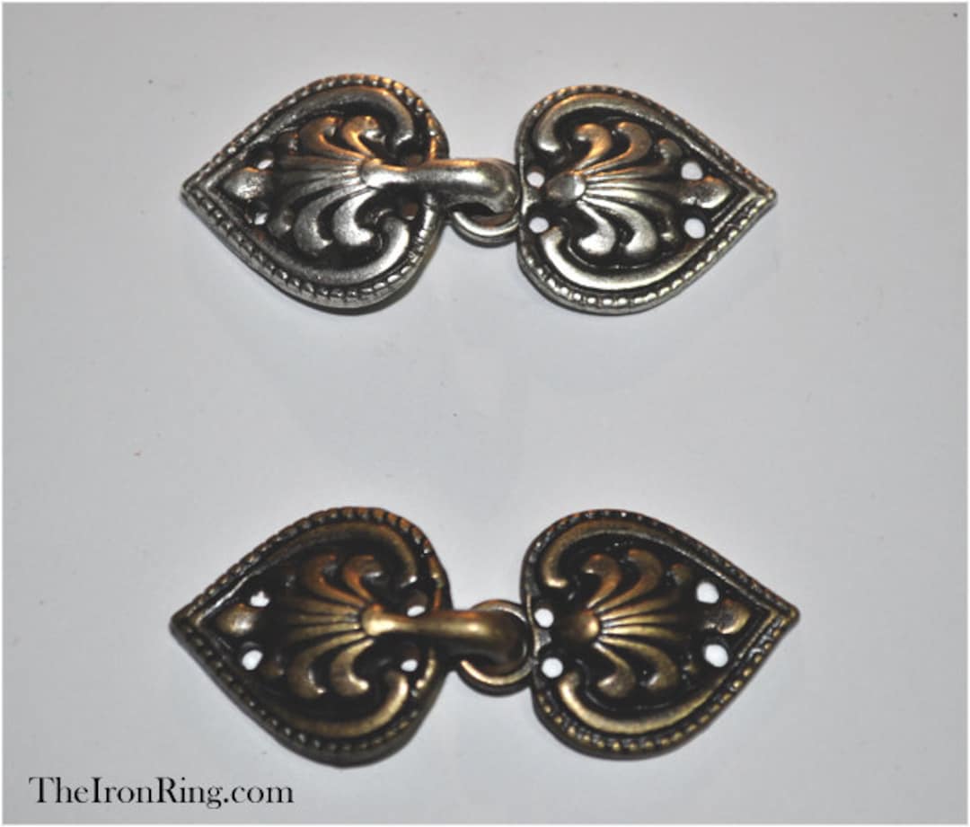 Charming Cloak Clasp Metal Fasteners - Hook and Eye Fasteners for ...