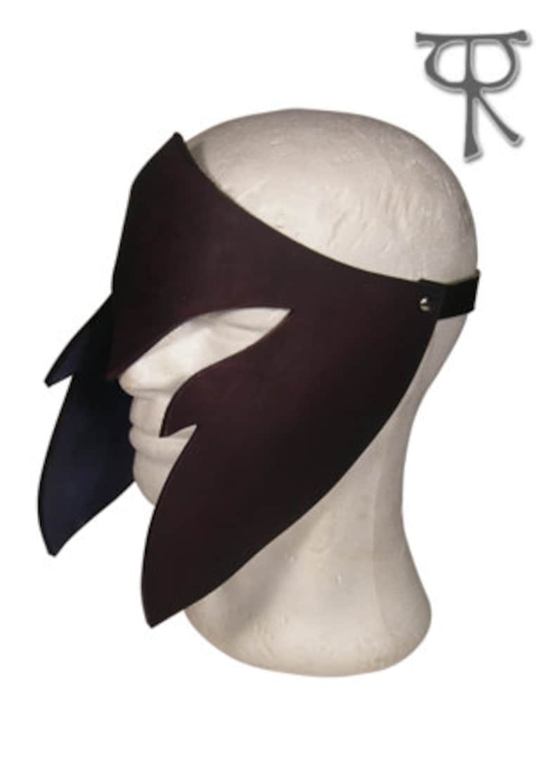 Elven Mask in Leather Larp Fantasy Costume | Etsy
