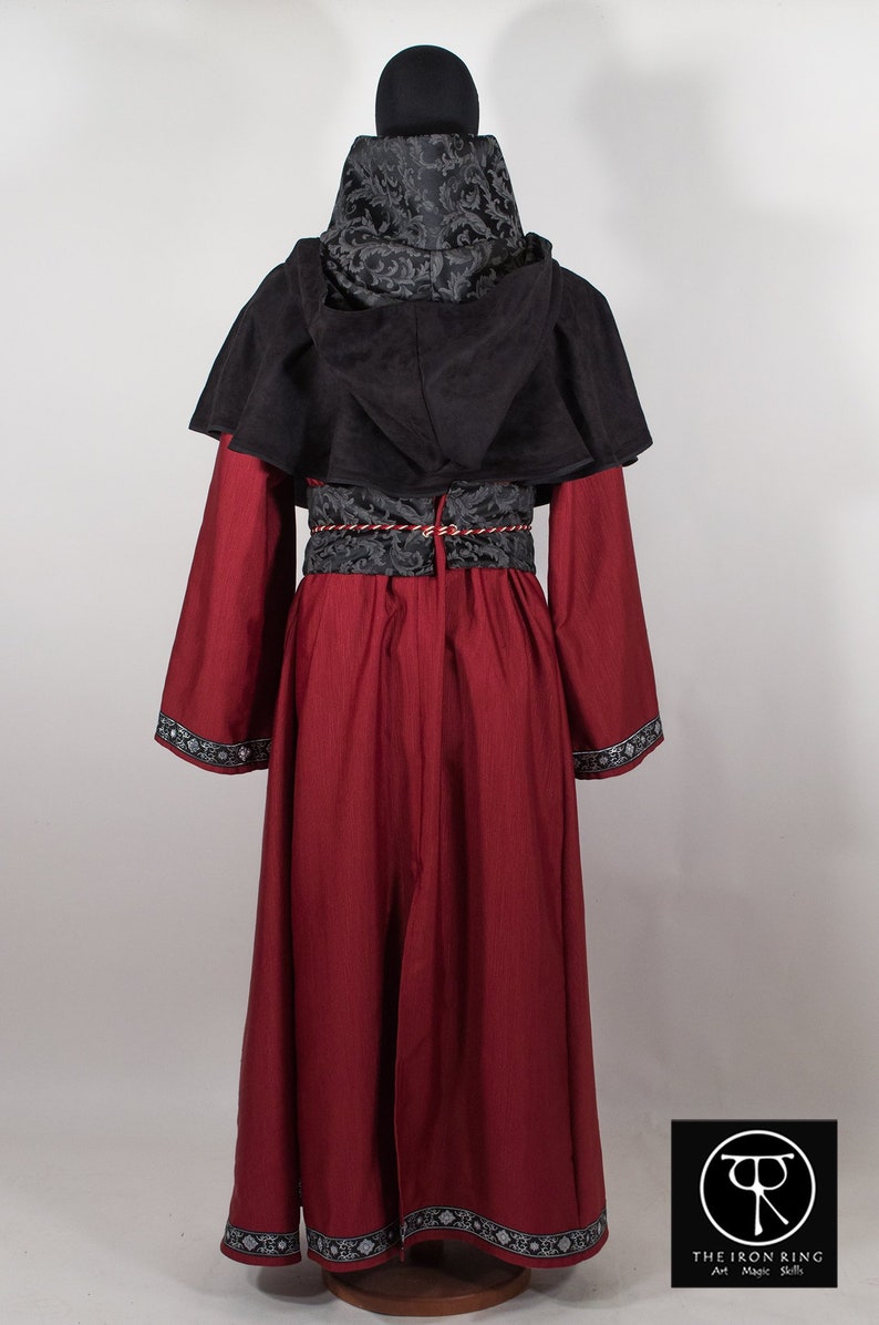 Gunther Priest Mage Fantasy Robe and Cape Larp Made to | Etsy