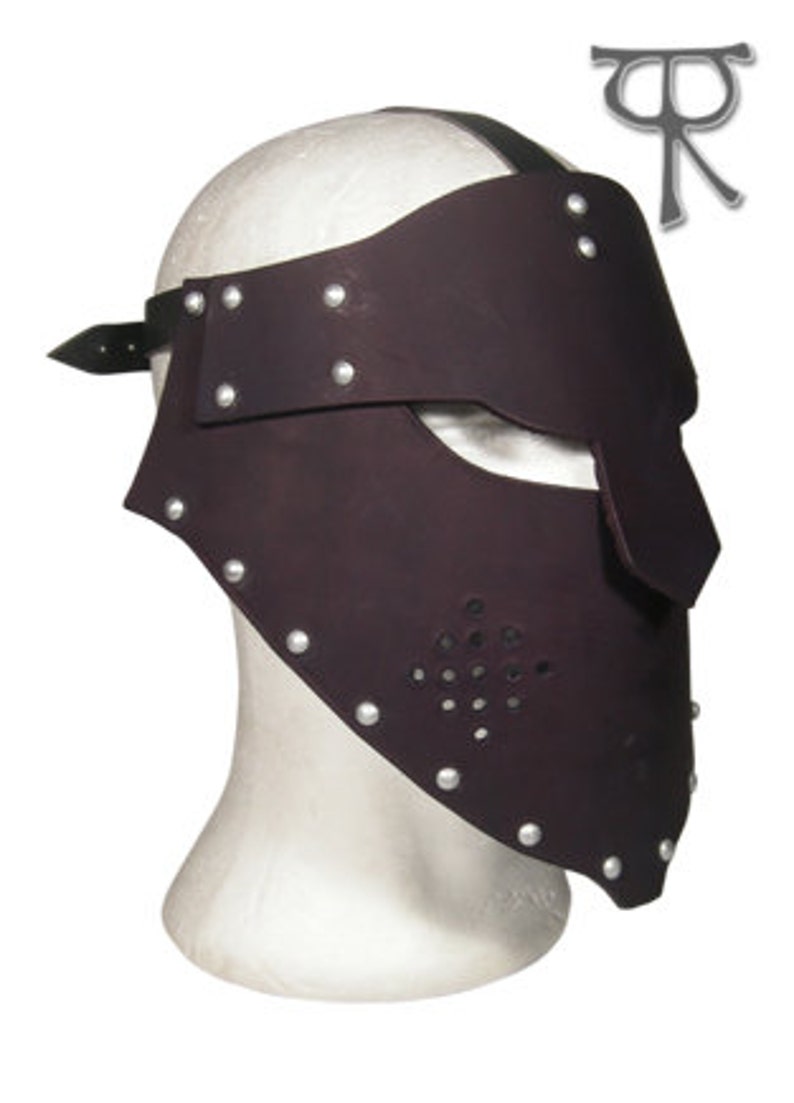Inquisitor Mask Hardened Leather , Larp, Fantasy Costume - Etsy