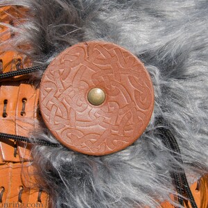 Faux Fur Wolf Mantle, Imitation Pelt Drape for Larp, Renaissance ...