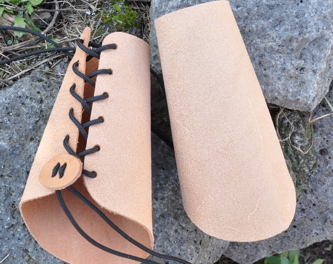 Split Grain Leather Larp Bracers Leather Vambraces Fantasy - Etsy