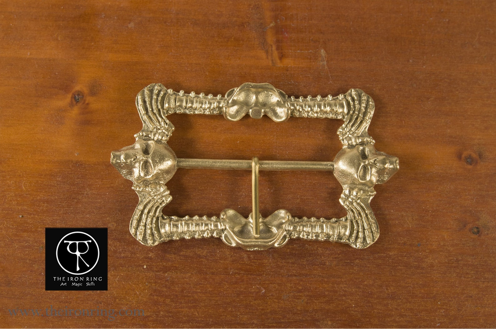 Pirate Buckle VI Skulls and Bones in Cast Brass, Also White Plated or ...