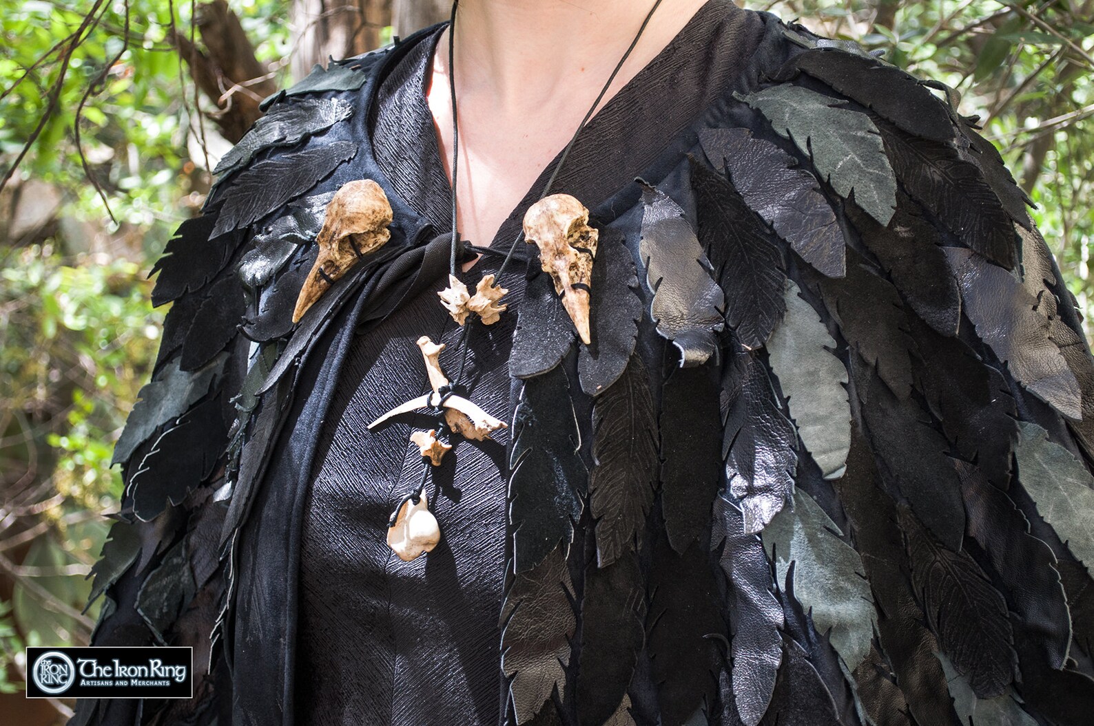 Raven Plumes Cloak Lord Fantasy Mage Sciaman Made to Order - Etsy