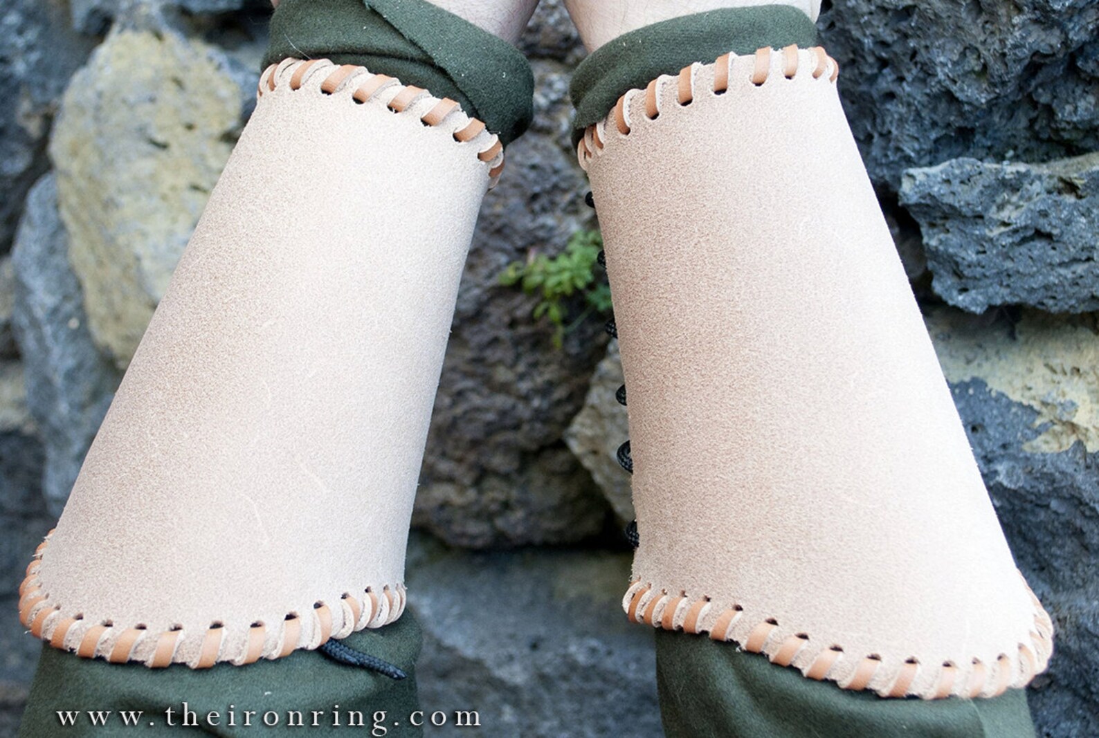 Split Grain Leather Larp Bracers With Leather Lacing - Etsy