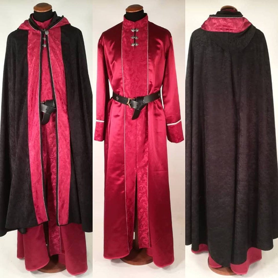 Made to Order Trahern Mage Lord Fantasy Robe and Cloak Custom | Etsy