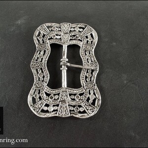 Pirate Buckle III in Brass or Aluminium for Baldric or Belt, Fantasy ...
