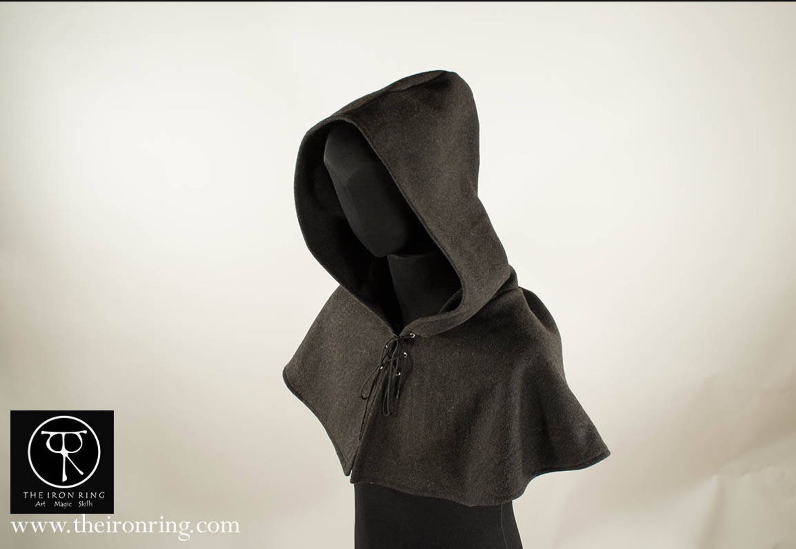 Basic Woolen Hooded Cape Fantasy Medieval Renaissance, Unisex ...