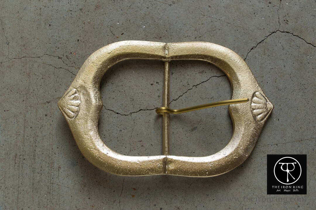 Pirate Buckle IV in Brass or Aluminium for Baldric or Belt, Fantasy ...
