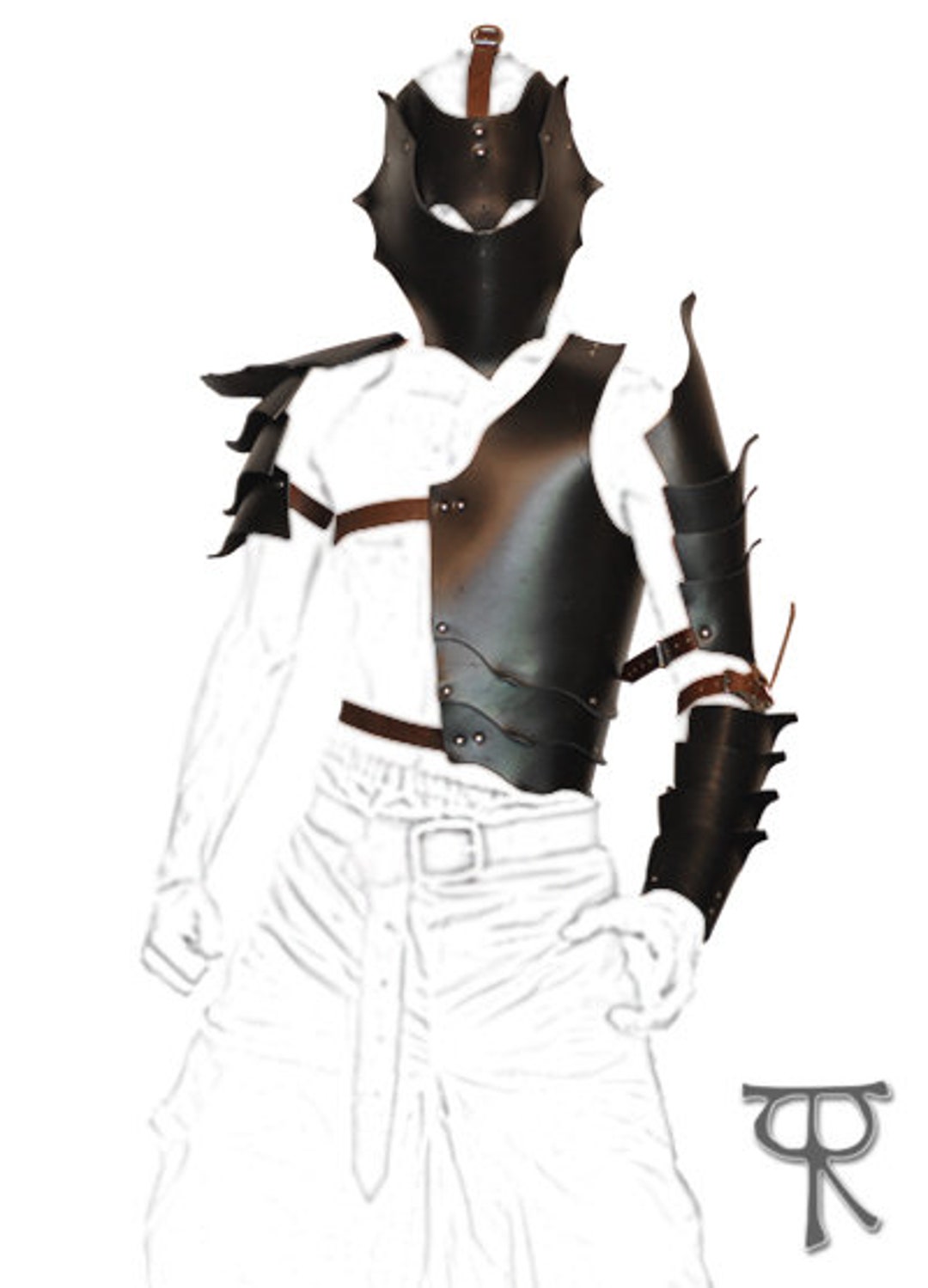 Master of Carnage Gladiator Leather Armor Kit Fantasy Larp - Etsy