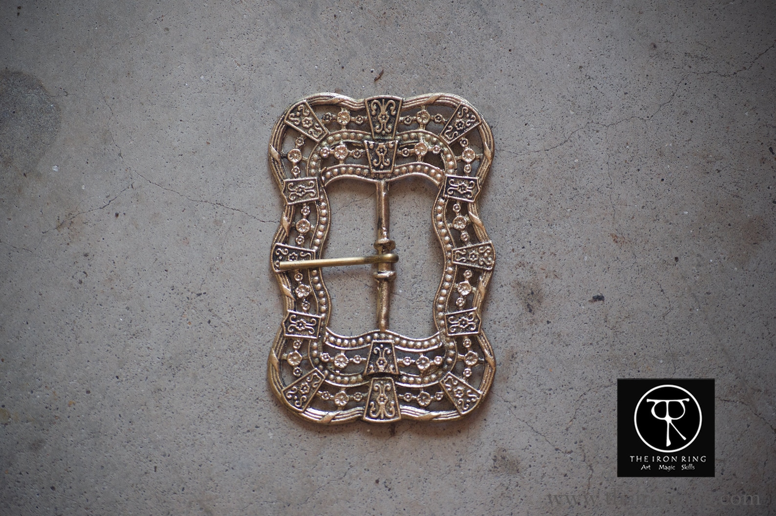 Pirate Buckle III in Brass or Aluminium for Baldric or Belt, Fantasy ...