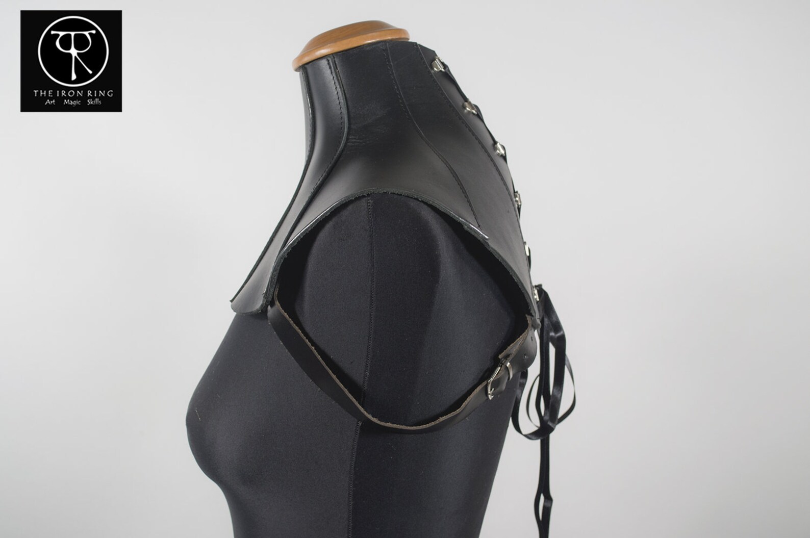 Real Leather Neck Corset, Posture Collar, With Back Lacing, Gothic ...