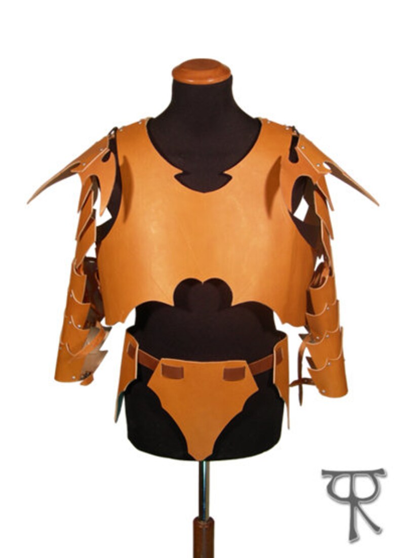 Elven Leather Chest Armor for LARP | Etsy