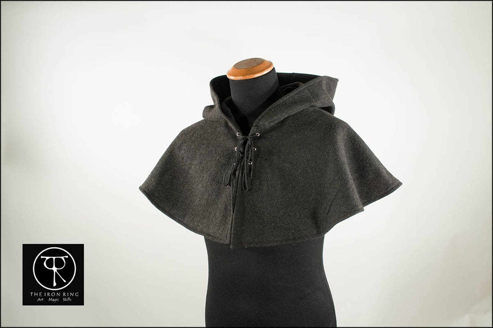 Basic Woolen Hooded Cape Fantasy Medieval Renaissance, Unisex ...