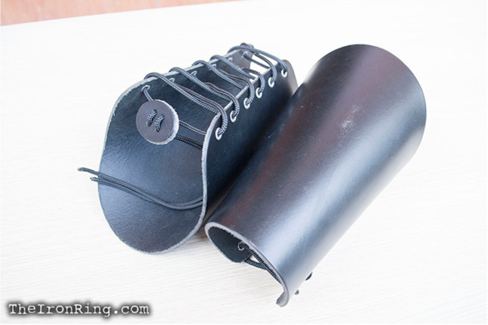 Eplum Leather Lace up Larp Bracers Wambrace Armour Larp | Etsy