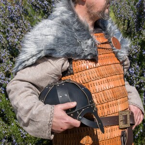 Faux Fur Wolf Mantle, Imitation Pelt Drape for Larp, Renaissance ...