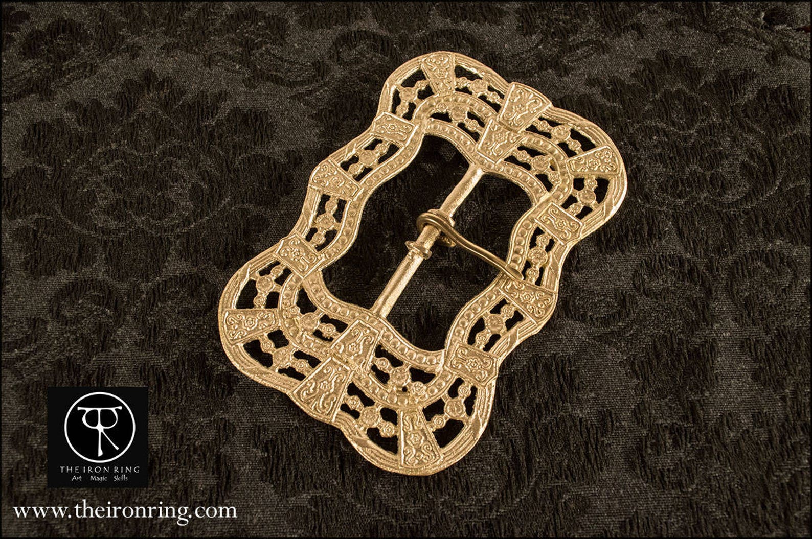 Pirate Buckle III in Brass or Aluminium for Baldric or Belt, Fantasy ...