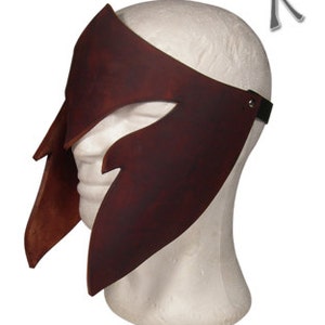 Elven Mask in Leather , Larp, Fantasy Costume - Etsy