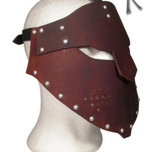 Inquisitor Mask Hardened Leather Larp Fantasy Costume - Etsy