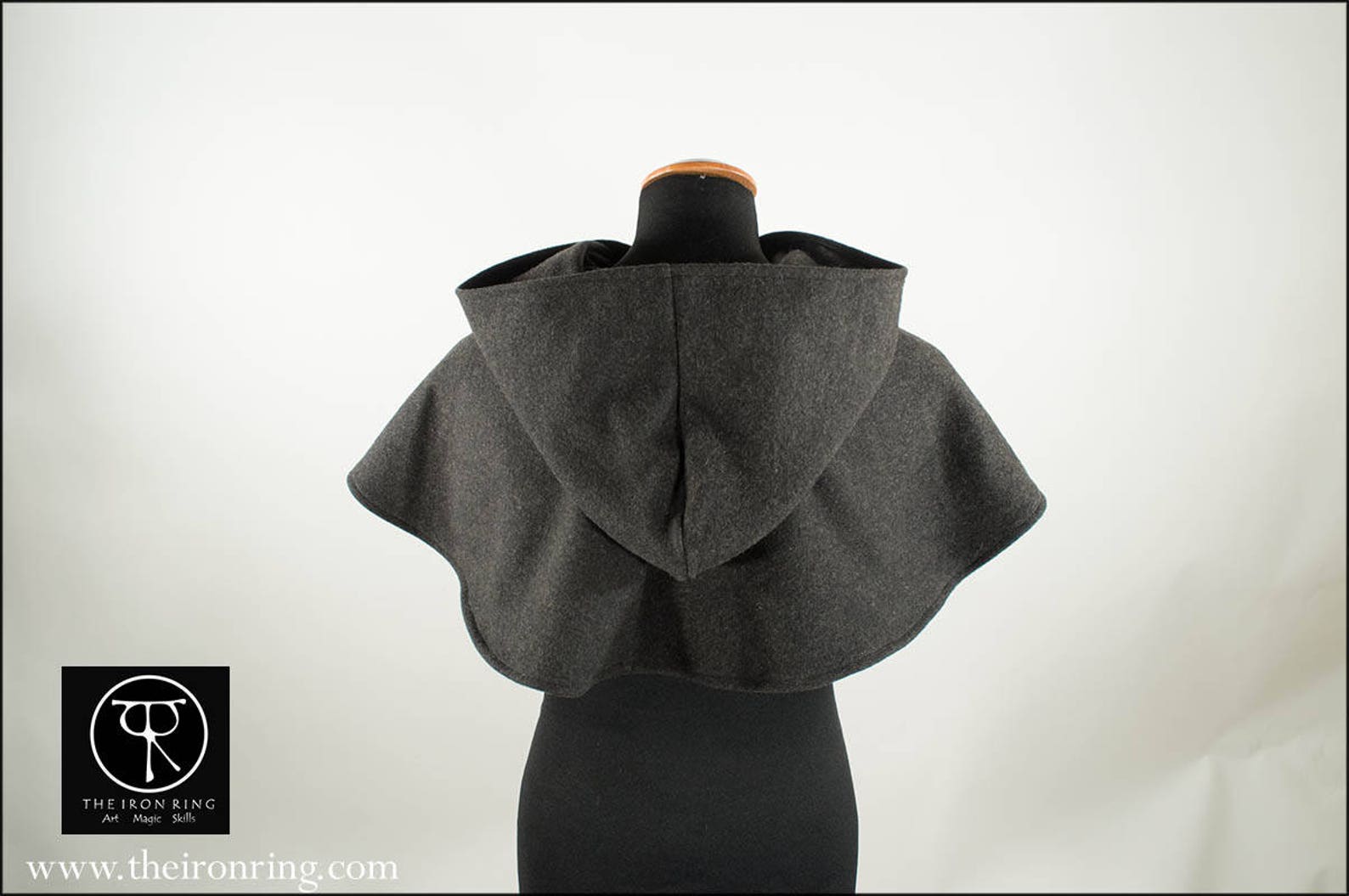 Basic Woolen Hooded Cape Fantasy Medieval Renaissance, Unisex ...
