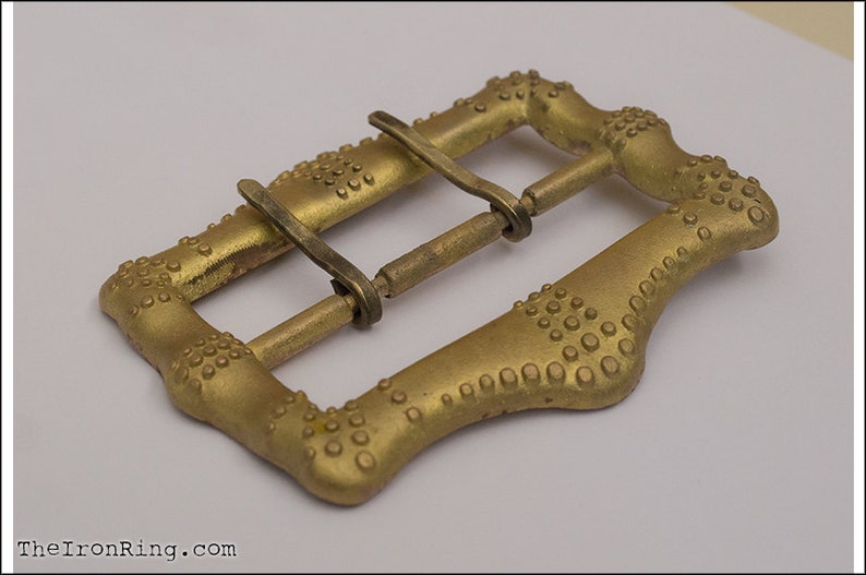 Pirate Buckle in Brass for Baldric or Belt, Fantasy, Larp, Cosplay ...