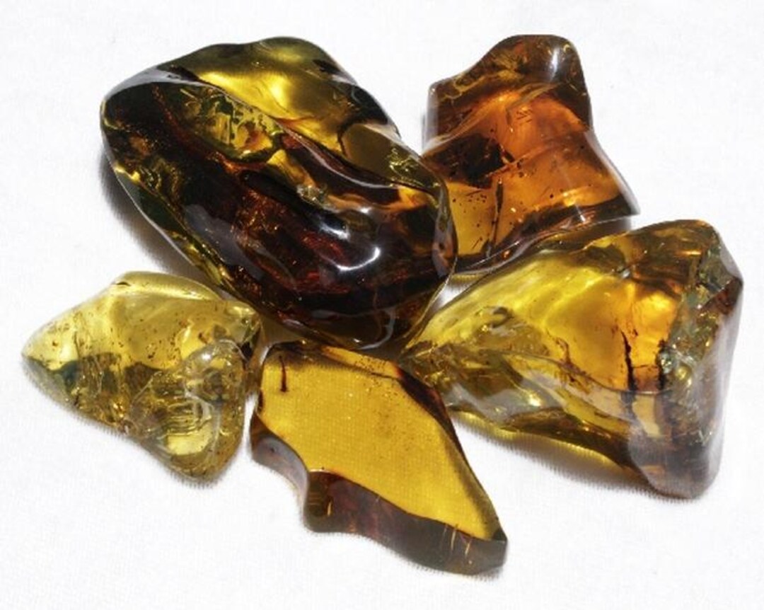 CONSIDER THESE! Full Polished Mexican Amber Freeform Parcel 218g - Etsy