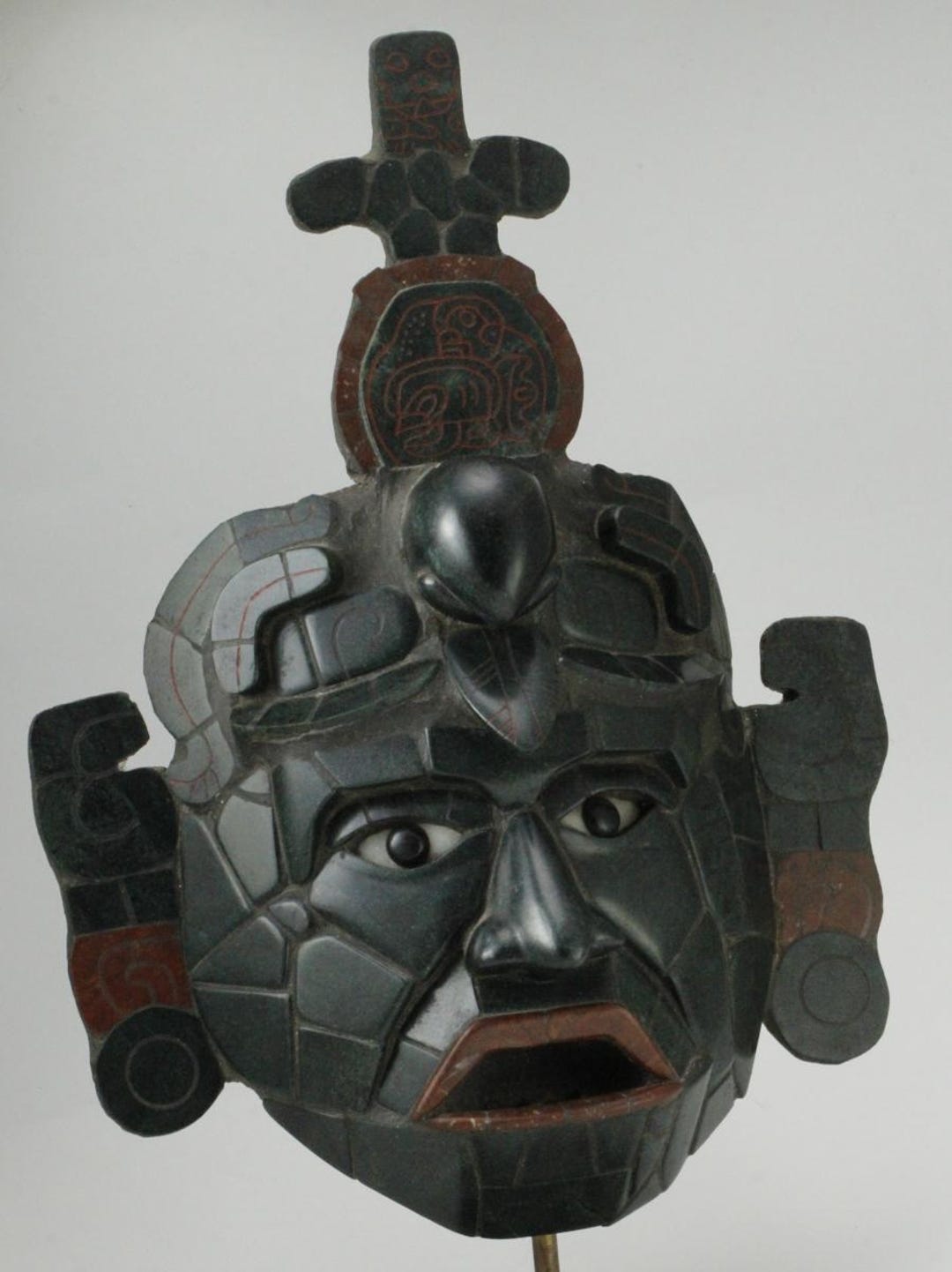 MAYAN Funerary MASK in Carved Guatemalan Jadeite - Etsy