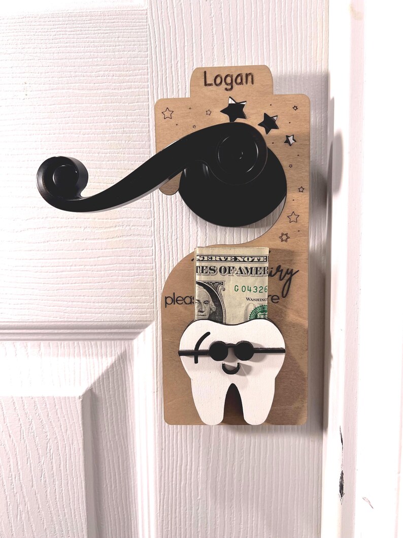 Personalized Tooth Fairy Door Hanger – Fun & Easy Tooth Exchange! - Etsy