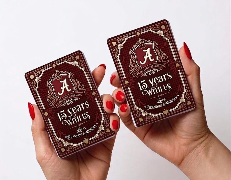 5+ Custom Wedding Playing Cards Personalized Decks for Guests, Bridal ...