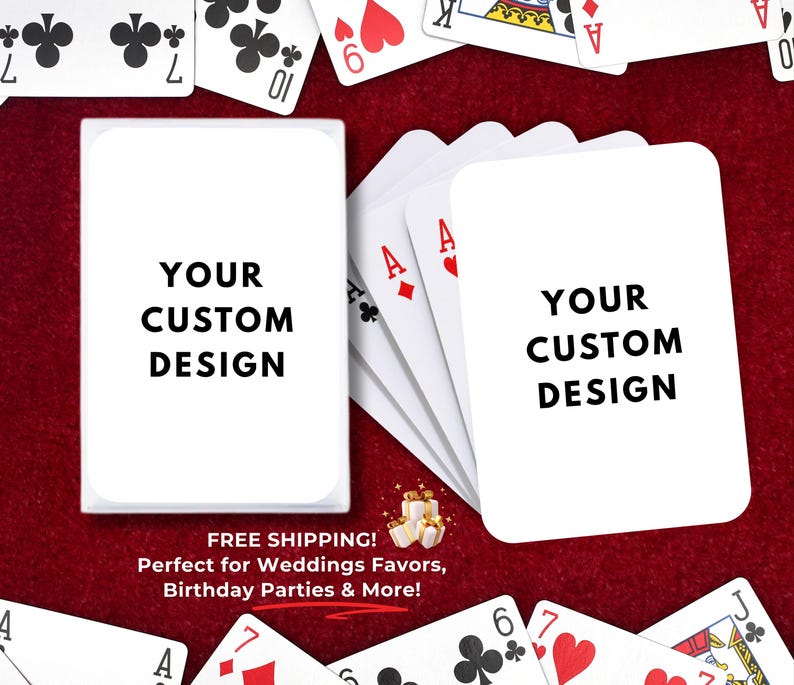 5+ Custom Wedding Playing Cards Personalized Decks for Guests, Bridal ...