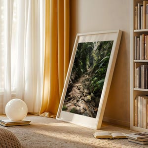 Forest Photo Print, Tree Earth, Panoramic Forest, Botanical Art, Green ...