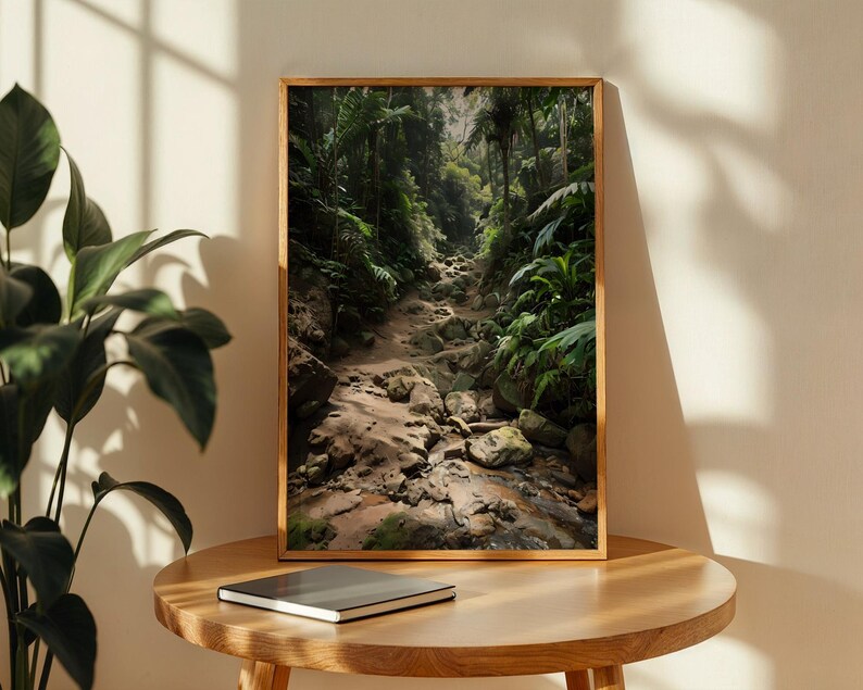 Forest Photo Print, Tree Earth, Panoramic Forest, Botanical Art, Green ...