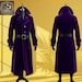 Purple Velvet Regency Overcoat - Elegant Military Style Jacket - Etsy