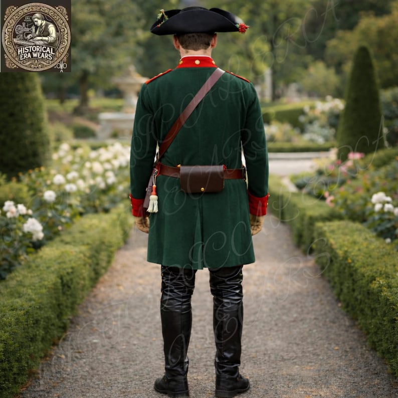 18th Century Hessian Officer Uniform Coat- Vest-, Breeches Set ...