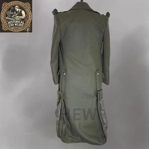 Handmade WW2 French M22 - M35 Military Greatcoat - Heavy Green Wool ...