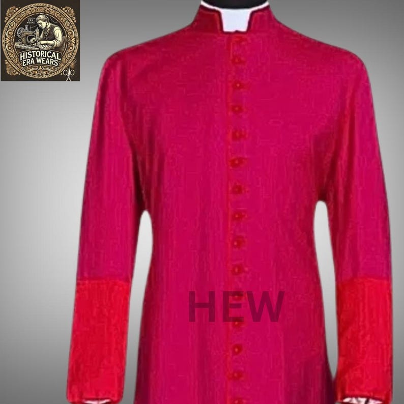 Custom Roman Cassock - Gothic Catholic Priest Robe, Liturgical Church ...