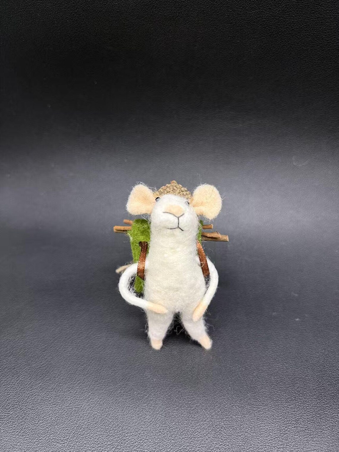 Felt-made Four Travelling Mouse Brothers, Holiday Wool Mouse Hanging ...