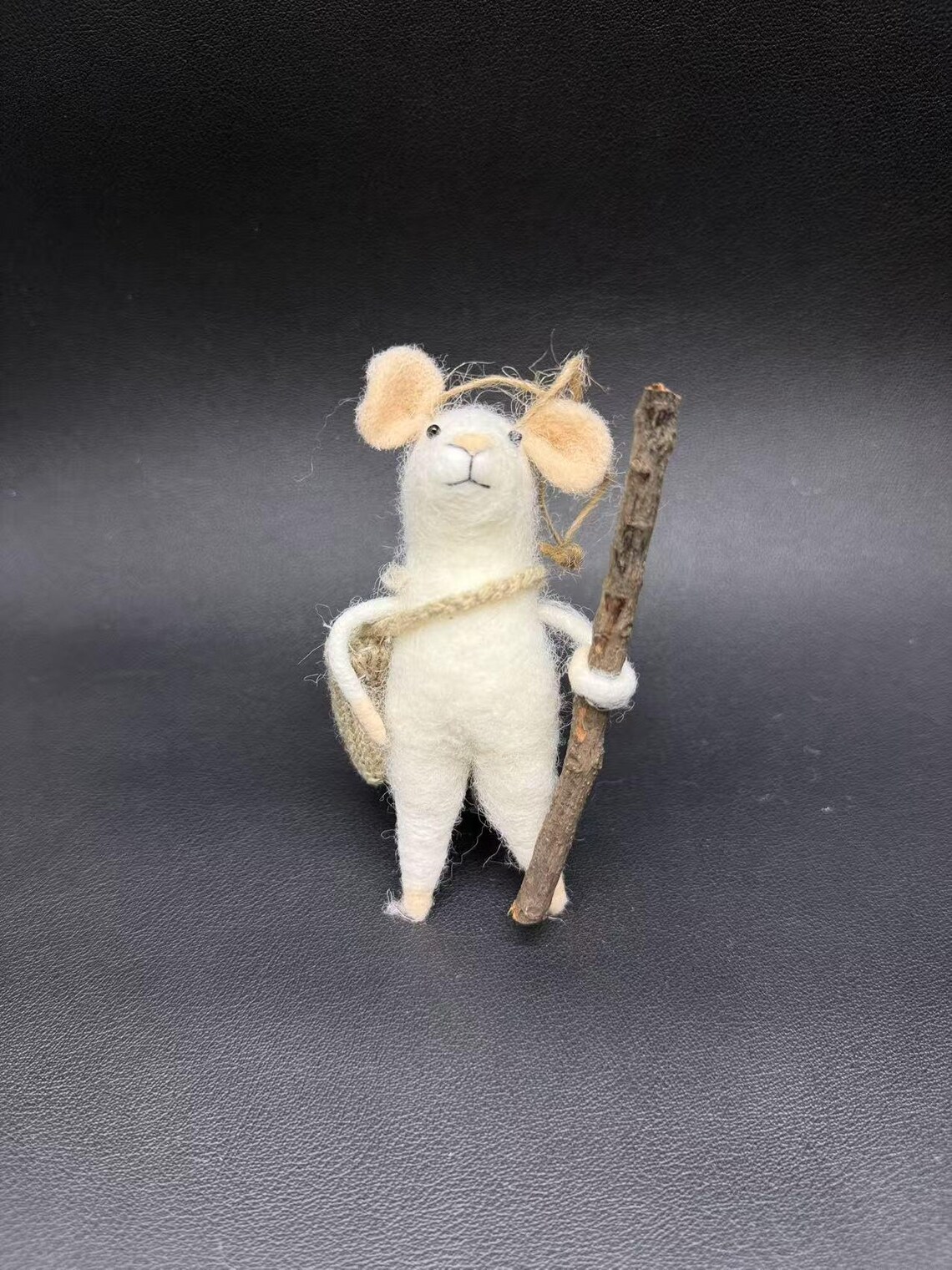 Felt-made Four Travelling Mouse Brothers, Holiday Wool Mouse Hanging ...