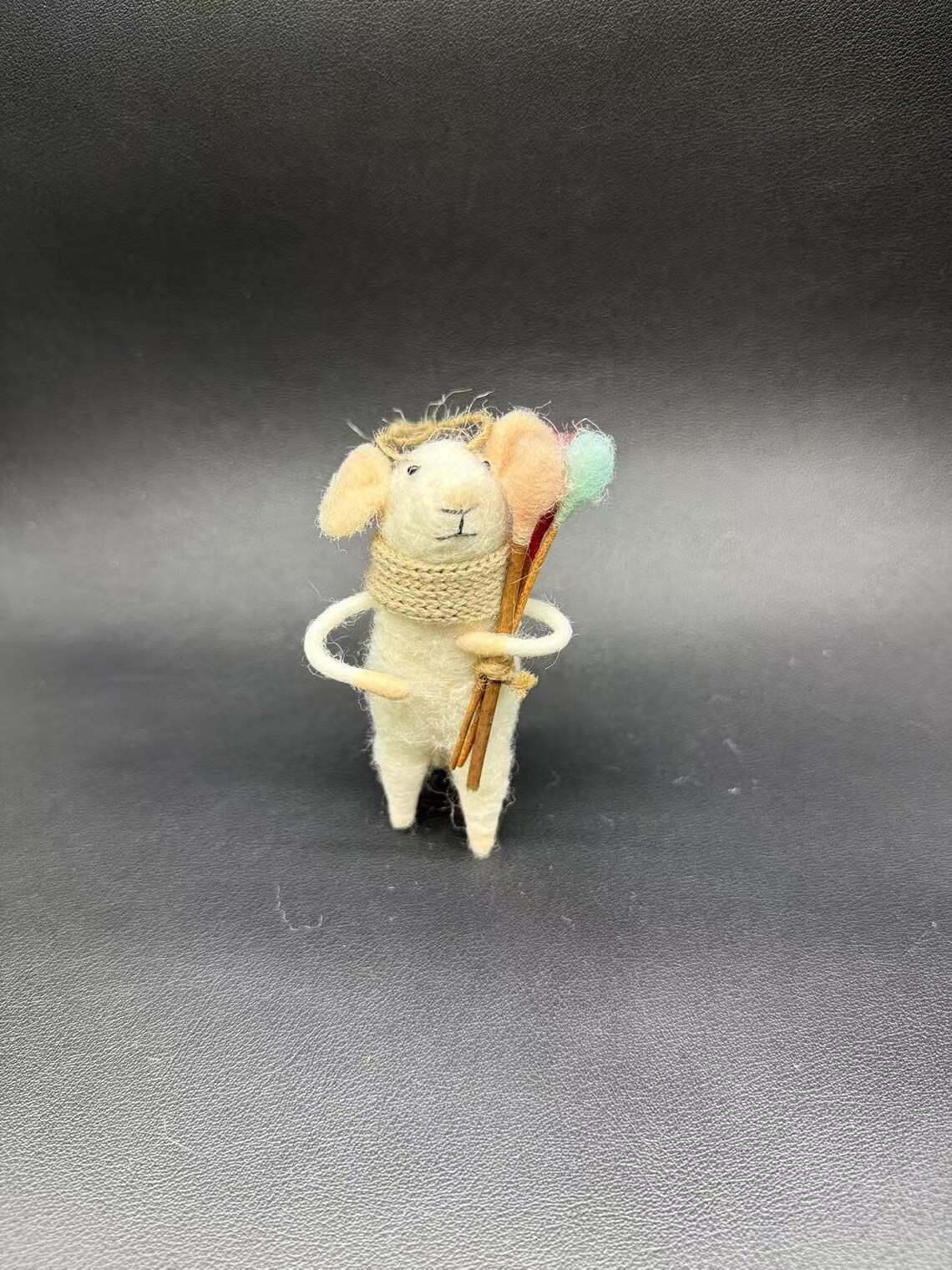 Felt-made Four Travelling Mouse Brothers, Holiday Wool Mouse Hanging ...