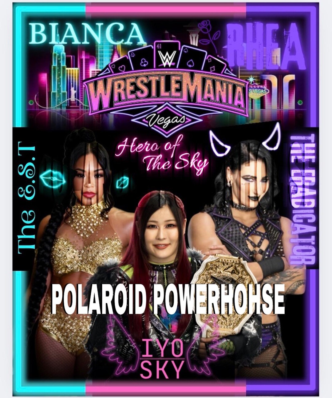 WRESTLING FANMADE POSTER - Etsy