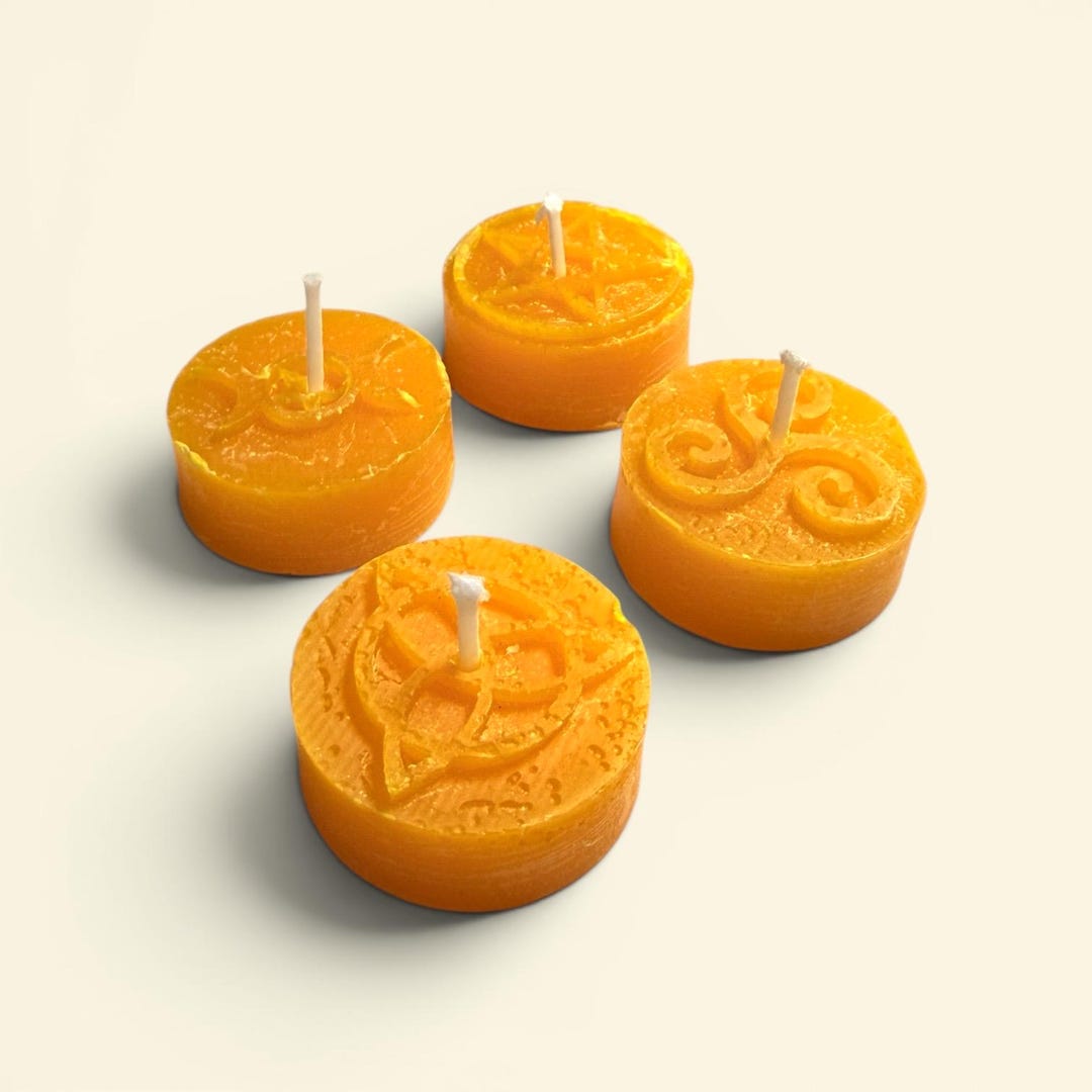 Yellow Spell Candles Clarity, Confidence, Focus Solar Plexus Chakra - Etsy