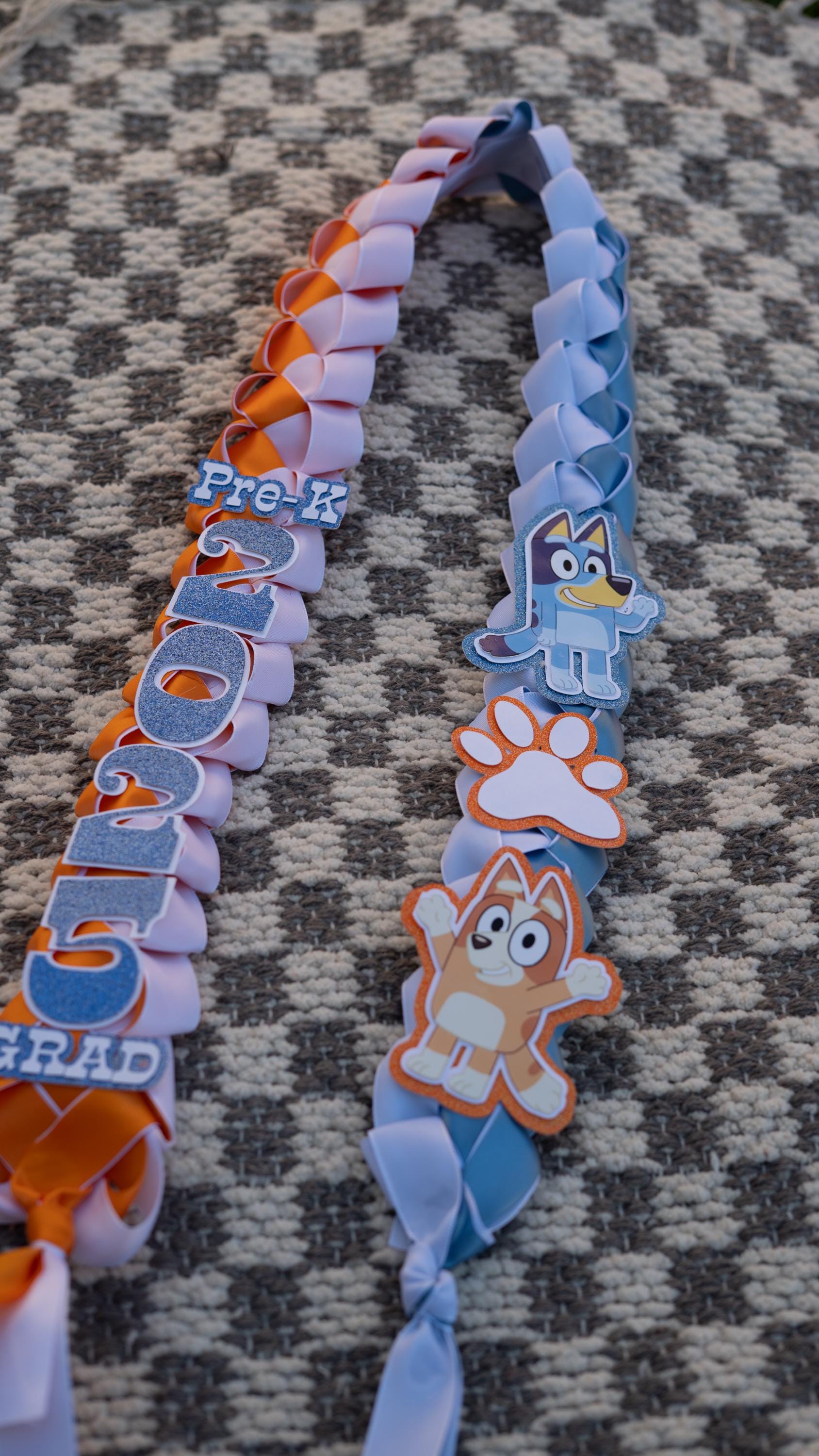 Graduation Lei Bluey , Kindergarden Graduation, Pre-k Graduation Lei ...