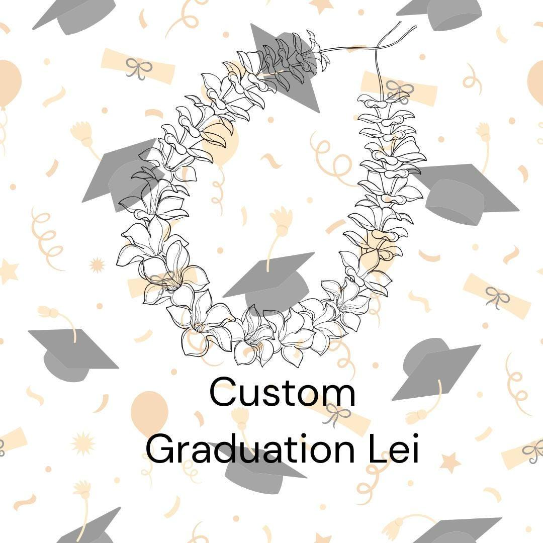 Custom Graduation Leis, Pre-k, Grad, College,cultural, Disney, Marvel ...