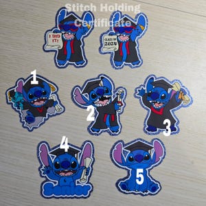 Stitch Graduation Toppers for Bouquets & Graduation Leis and Cakes ...
