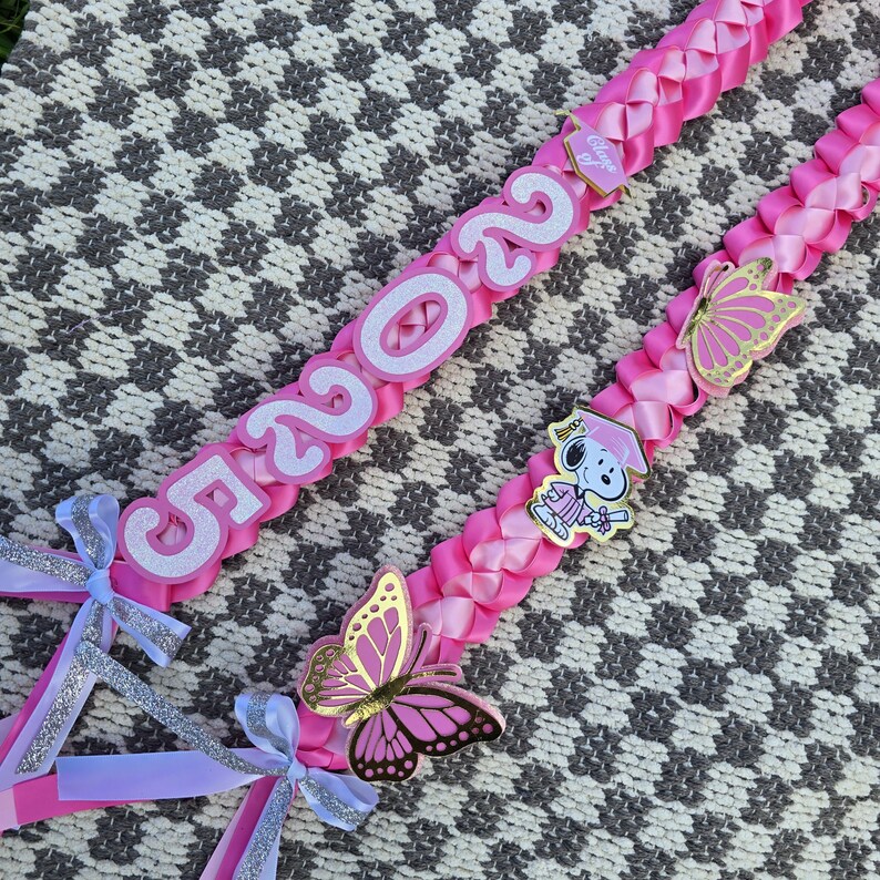 Snoopy Graduation Lei | Highschool Lei | College Lei| Snoopy | - Etsy