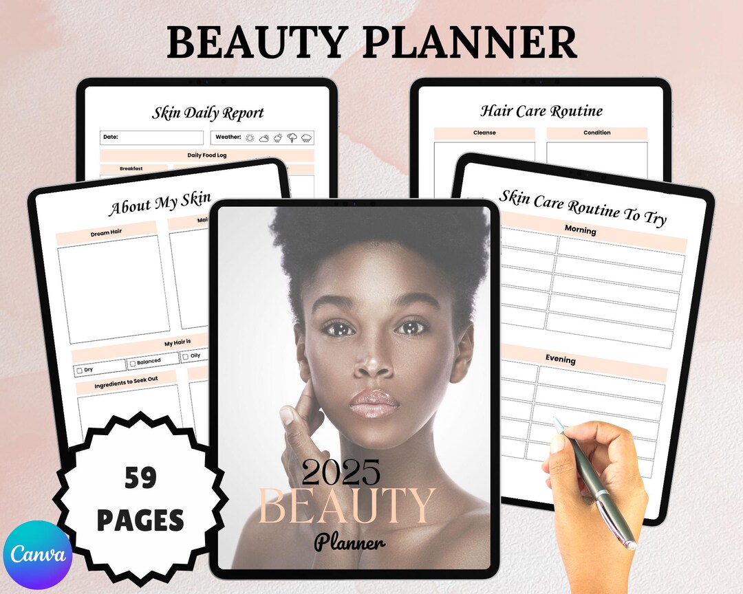 Beauty Planner – Digital Skincare and Makeup Routine Tracker for Ipad ...