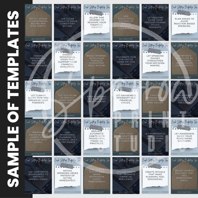 365 Canva Editable Social Media Templates | Instagram Posts and Reels ...
