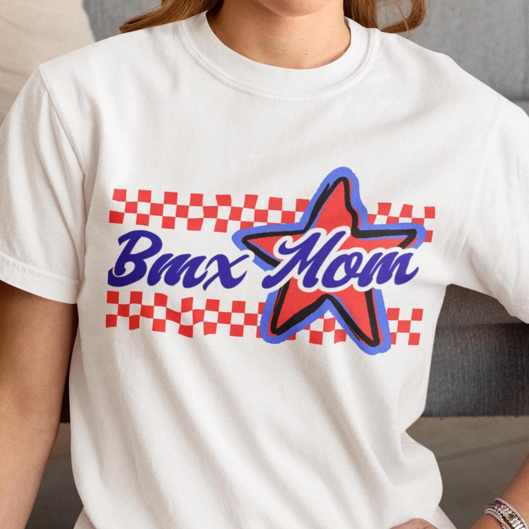 BMX Mom Tee: Unisex Jersey, Comfortable Cotton, Bike Racing Gift - Etsy