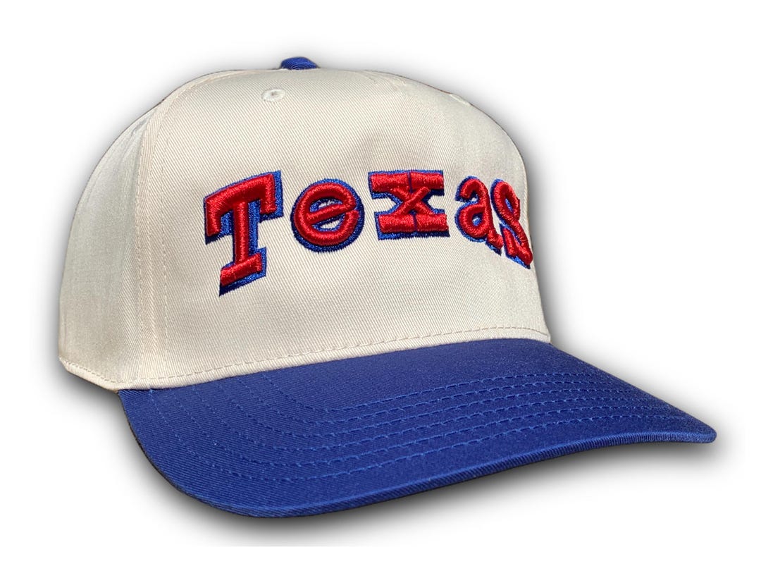 Texas Rangers 1970's Throwback Script Otto Cap Snapback | Fully ...